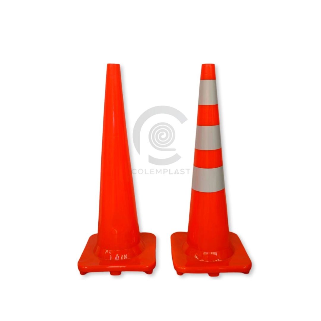 Cono Vial 90 Cm En PVC - Colemplast
