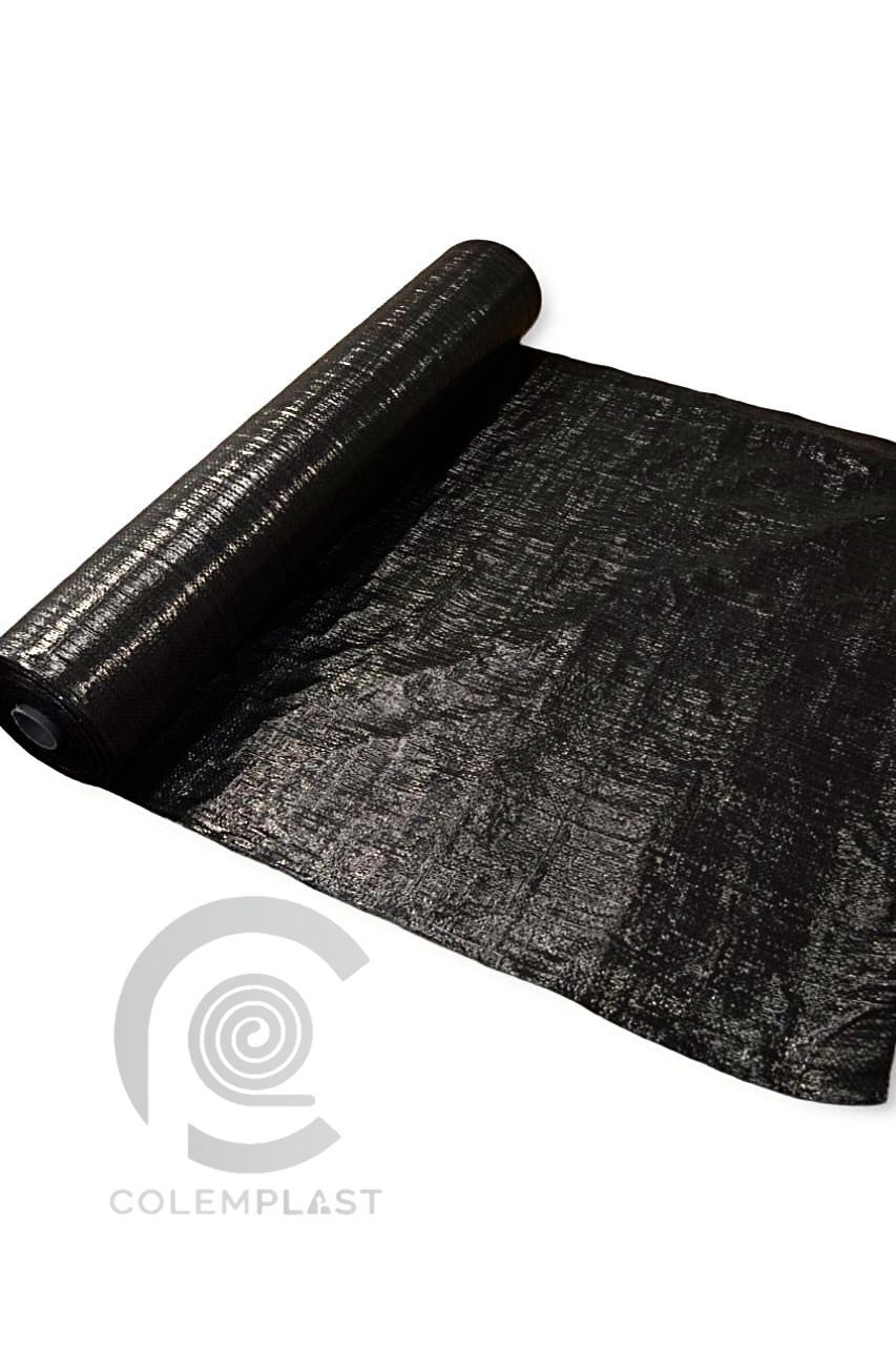 Tela negra de 2 Mts X 100 Mts - Colemplast